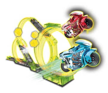 Spin and Build Deluxe Strecke mit 2 Motoren - Garagen und Spielsets ...