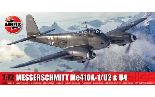 Klassisches Bausatzflugzeug A04066 - Messerschmitt Me410A-1 (1:72) - 2.Weltkrieg | RajSpielzeug.de