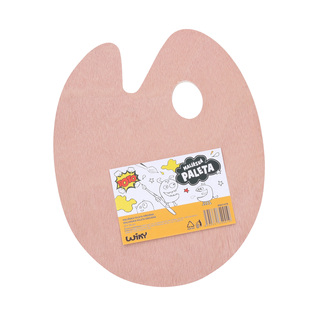 paleta drevená 24x30cm - Farby a štetce | RajHraciek.sk