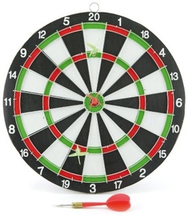 Terč se šipkami 28cm - Rodinné hry | RajHracky.cz