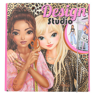 Top Model Barvanka Design Studio, V mapah, s šablonami in nalepkami ...