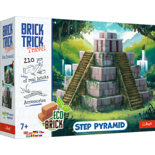 Trefl Brick Trick - Стъпаловидна пирамида M - Конструктор Brick Trick ...