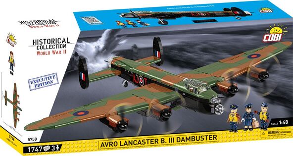 Cobi Avro Lancaster B III Dambuster, 1:48, 1795 k, 3 f EXECUTIVE ...