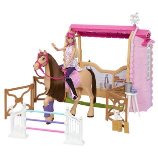 Barbie Geheimnisse Stall mit Pepper und Puppe - Barbie | RajSpielzeug.de