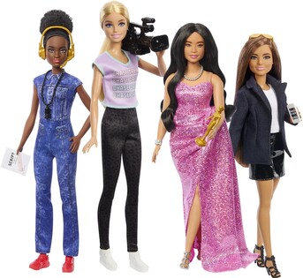 Mattel Barbie Sada 4ks bábik Filmové povolanie - Barbie | RajHraciek.sk