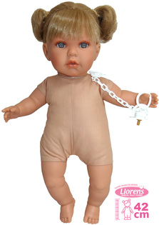 Llorens 424J JULIA - păpușă realistă cu sunete și corp moale din ...