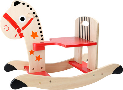 Steaua de cal balansoar din lemn pentru picior mic - Căluți ...