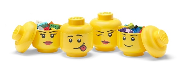 LEGO® úložná hlava (mini) Multi-pack 4 ks - LEGO® Storage | RajHraciek.sk
