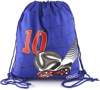 Športna torba Target, Goal 10, nogometna žoga, modra - Vrečke za copate ...