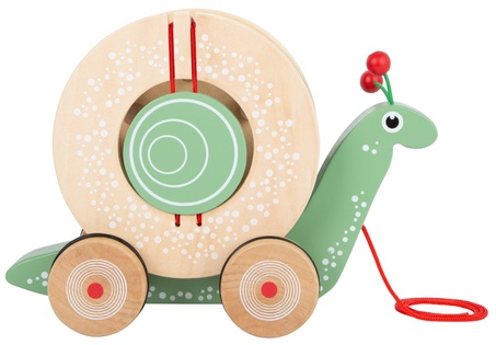 Kis láb Húzómotoros csiga formákkal - Húzható játékok | JatekRaj.hu