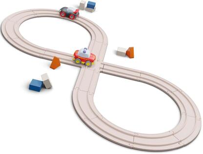Pista Macchinine Salto Pista Auto HABA Cars Con Rampa - Gioco Legno Per ...