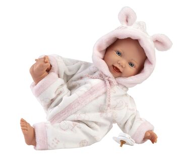 Llorens 63312 LITTLE BABY - élethű baba baba puha textil testtel - 32 ...