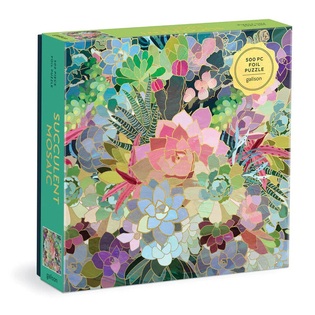 Galison Puzzle Mozaik pozsgásokból 500 darabos - Puzzle 500 darab ...