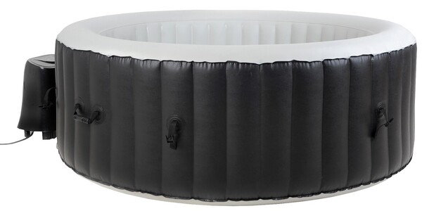 Jacuzzi gonflabil mobil NOU BeneoSpa pentru 4 persoane, alb-negru ...