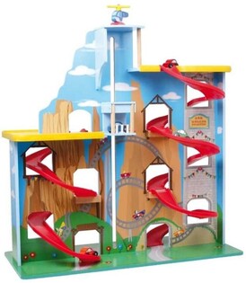 Garaj din lemn Small Foot pentru copii cu un etaj - Garaje și seturi de ...