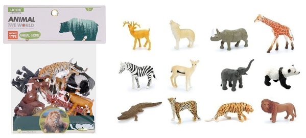 Figurice životinja divlje životinje set 12 kom 10 cm - Životinje ...