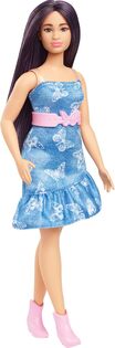 Mattel Barbie model de rochie albastră cu fluturi - Barbie | RaiJucării.ro