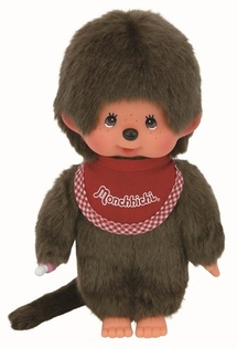 Monchhichi Moncsicsi fiú piros előkével 20cm - Monchhichi | JatekRaj.hu