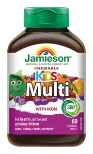Jamieson Multi Kids tabletas masticables multivitamínicas para niños ...