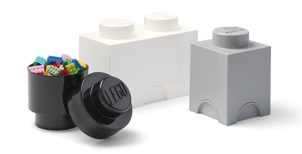 Cutii de depozitare LEGO® Multi-Pack 3 buc - negru, alb, gri - LEGO ...