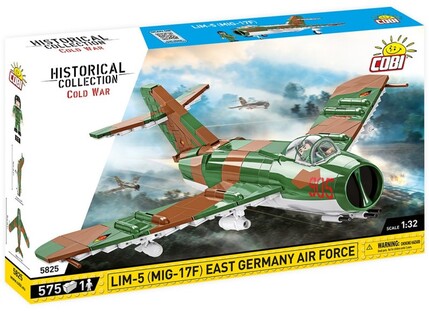 Cobi Cold War MIG-17F (LIM-5) DDR Air Force, 1:32, 588 k, 1 f - Small ...
