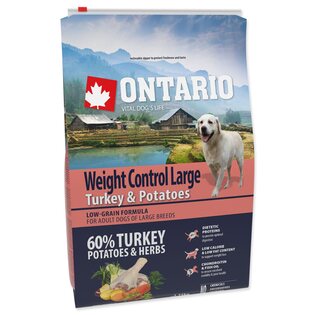 Takarmány Ontario Large Weight Control Pulyka és burgonya 2,25 kg ...