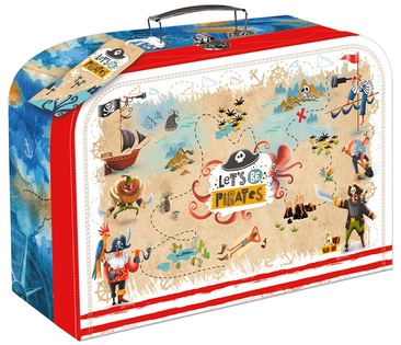 Valistă de hârtie de școală Să fim pirati - Valize pentru copii ...