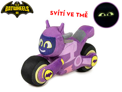 Batwheels - Bibi 28cm plyšová svietiaca v tme - Malé plyšové hračky ...