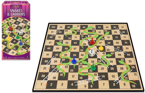 Društvena igra Zmije i ljestve - Igre za djecu | Rajzaigracke.hr