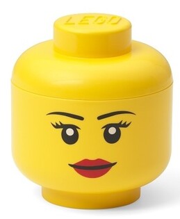 LEGO® úložná hlava (mini) - holka - LEGO® Storage | RajHracky.cz