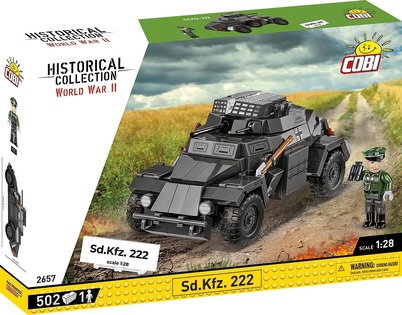 Cobi II WW Sd.Kfz. 222, 1:28, 502 d, 1 f - Small Army | JatekRaj.hu