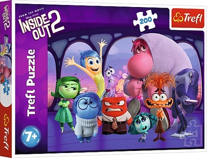 Trefl Puzzle 200 - Inside Out / Disney Inside Out 2 - Puzzle pentru ...