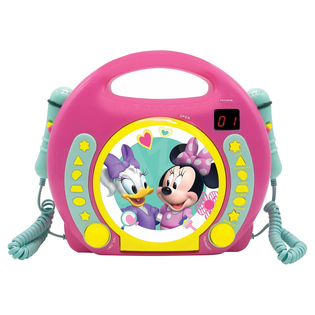 Lexibook CD player portabil cu 2 microfoane Minnie Mouse - CD și DVD ...