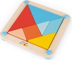 Janod Origami Tangram mit Vorlagen von 25 Karten Montessori-Serie ...