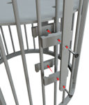 MIMIKO Držiak drevený na baldachýn Natural - Postieľky a ohrádky ...