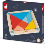 Janod Origami Tangram mit Vorlagen von 25 Karten Montessori-Serie ...