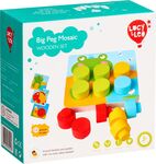 Lucy & Leo 220 színes mozaik - fából készült játék nagy csapokkal és ...